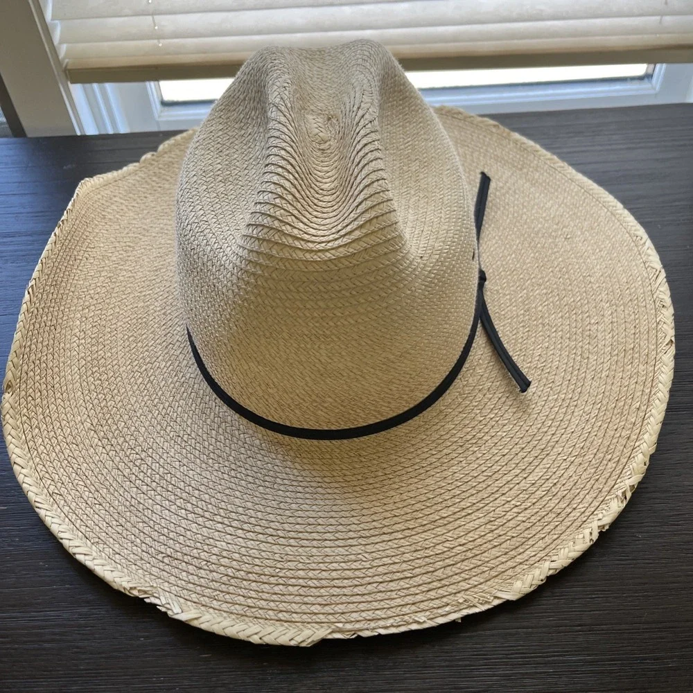 Larry Mahan | Accessories | Larry Mahan Cowboy Hat Mens Tan Straw ...
